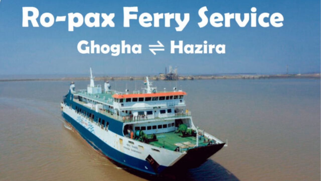 Ro-Ro | Ro-pax Ferry Service From Ghogha to Hazira Timings and Ticket ...