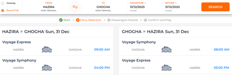 Ro-Ro | Ro-pax Ferry Service From Ghogha to Hazira Timings and Ticket ...